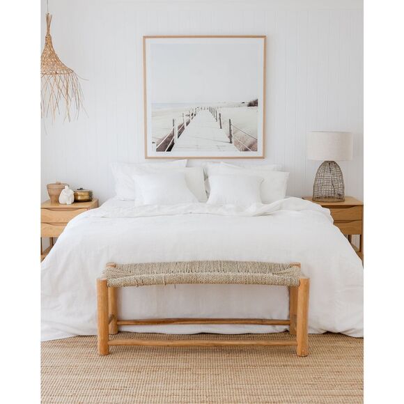 Magic Linen | Bedding | New Magic Linen White Linen Duvet Cover Size ...